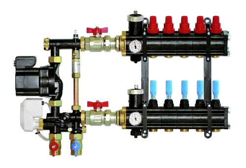 COLLETTORI ORIZZONTALI E GRUPPI DI DISTRIBUZIONE IDRAULICA PER IMPIANTI ...