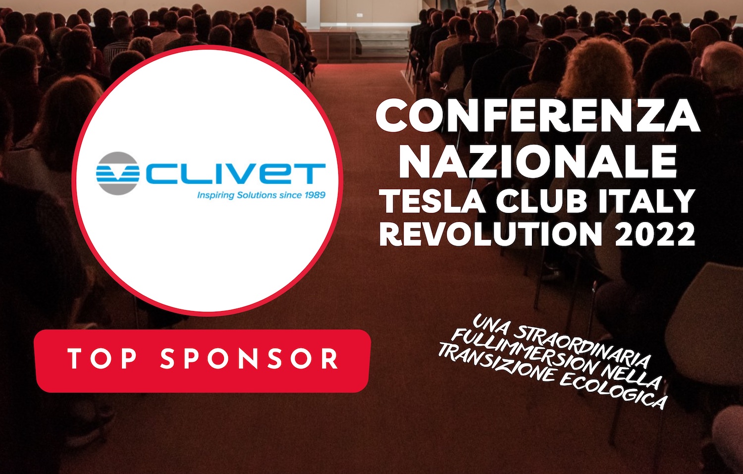 Clivet annuncia di essere Top Sponsor del Tesla Club Italy