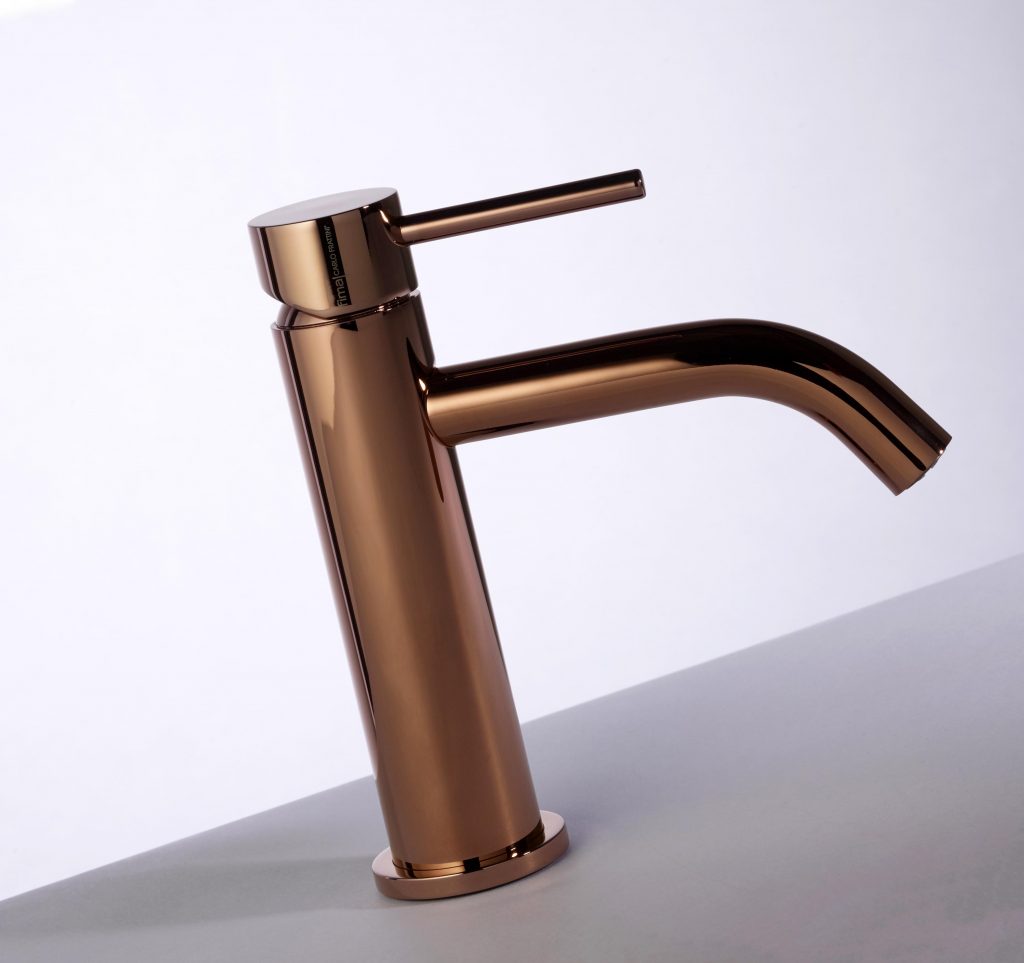 Finitura “rame lucido” per le collezioni di rubinetteria Fima ...