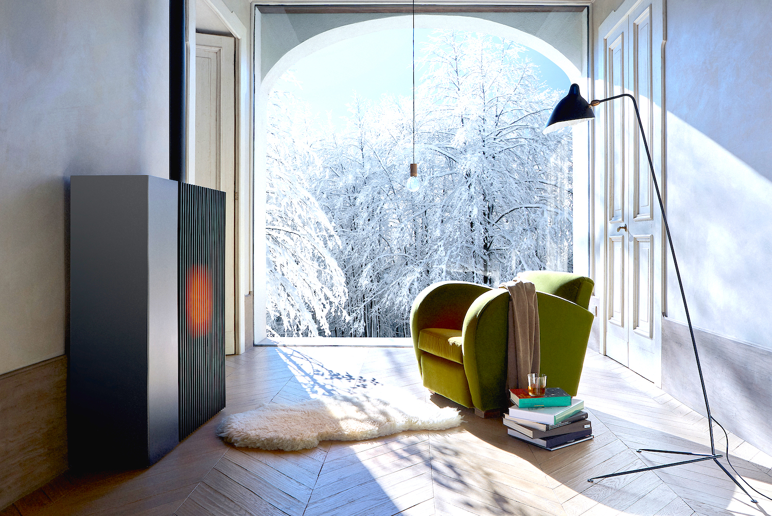 MCZ Reflex, la stufa a pellet con motoriduttore "brushless" - Infoimpianti