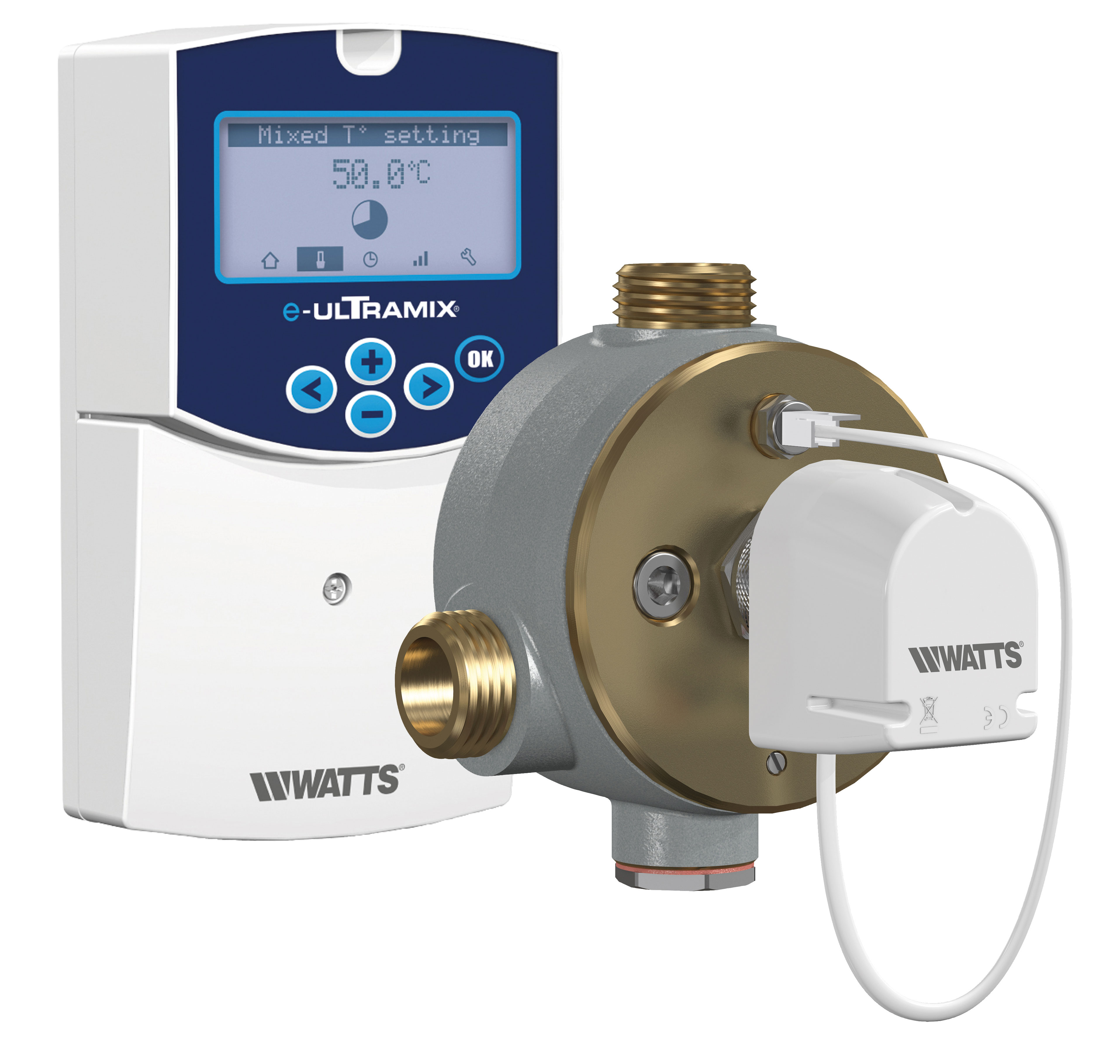 Valvola miscelatrice Watts e-ULTRAMIX - Infoimpianti