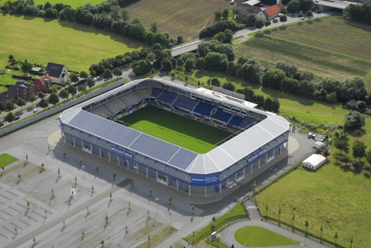 impianti idrico sanitari Tece per lo stadio Paderborn
