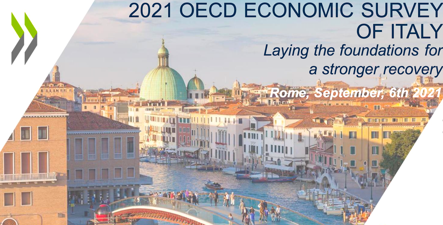 Rapporto OCSE: più aiuti per famiglie, lavoro, ecologia e digitalizzazione